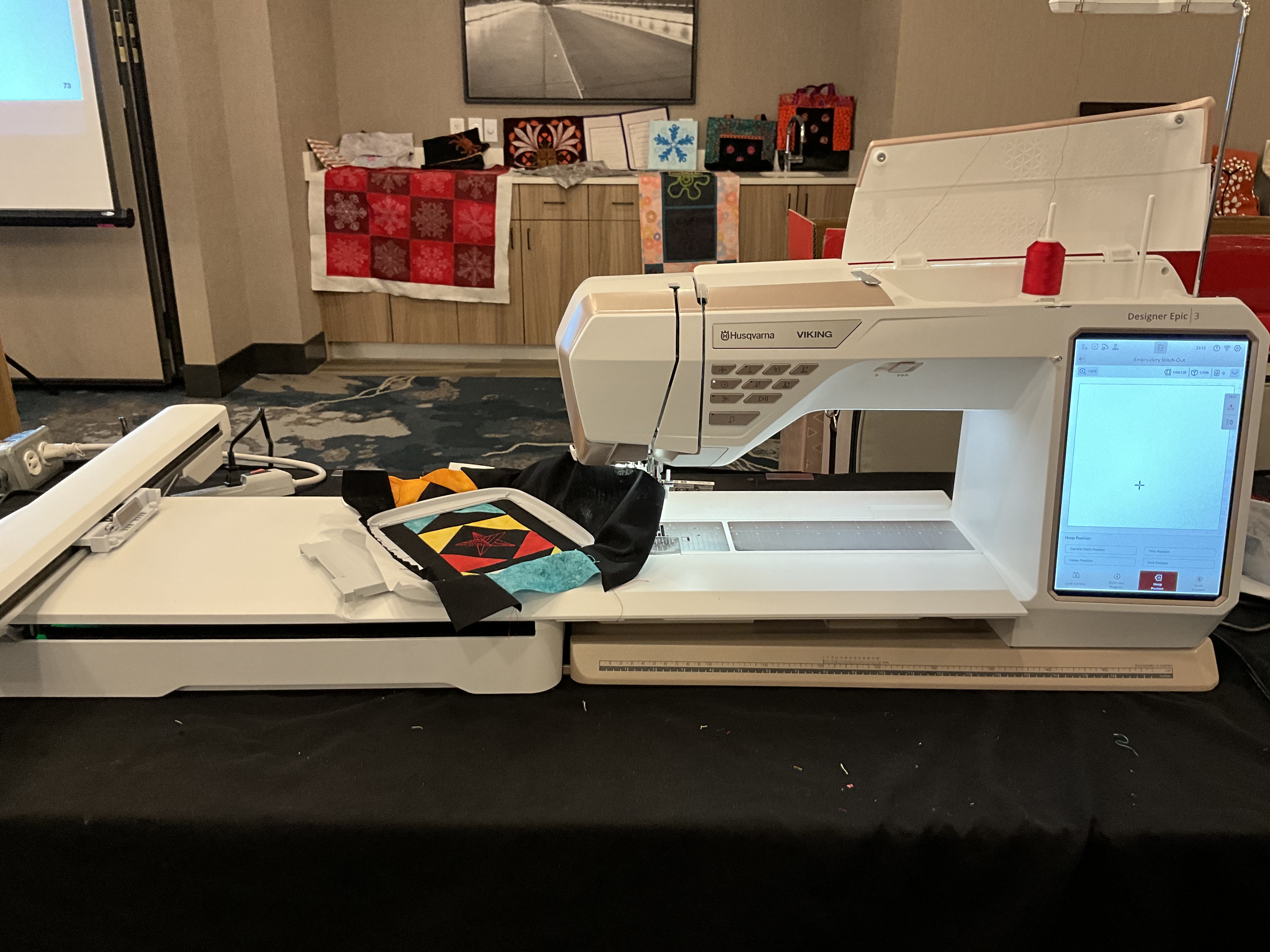 Husqvarna Epic 3 with Embroidery Arm – Snip & Stitch Sewing Centre